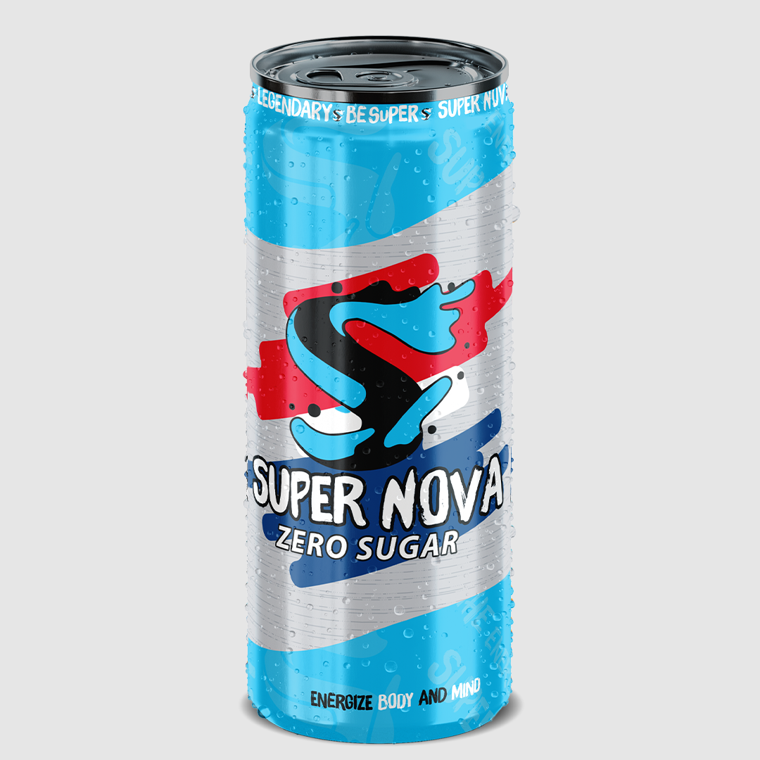 Super Nova Energy Zero Sugar - 24 pcs – Super Energy World